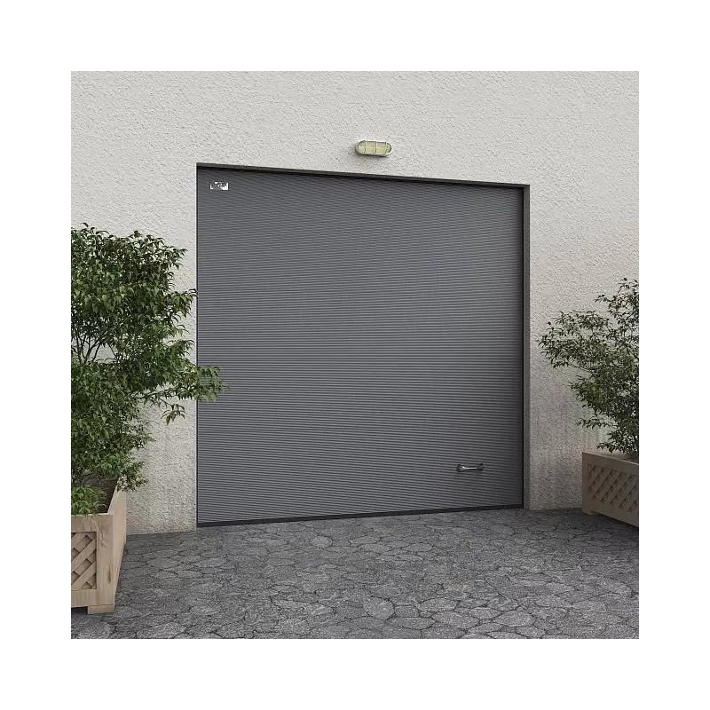 Porte de garage panneaux Micro rainure, Section en 45 mm, Ressort de ...