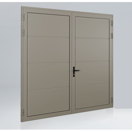 Porte de garage Battant, Porte sur mesure.