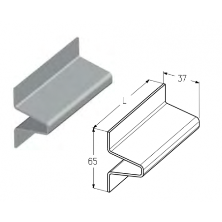 Profile de renfort de porte sectionnelle Alutech